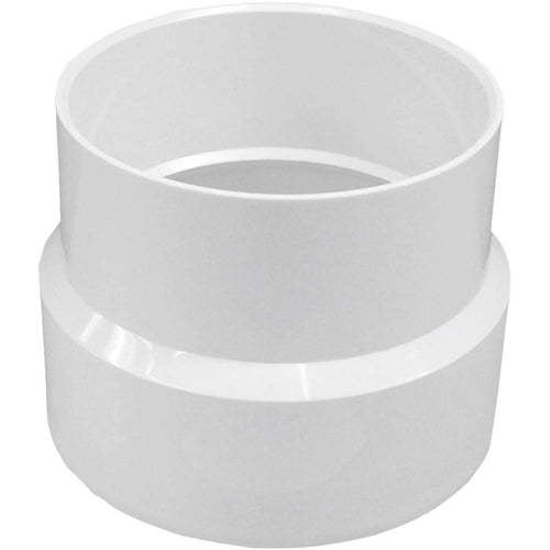 Charlotte Pipe 4 In. Hub x 4 In. Hub Schedule 40 DWV PVC Adapter ...